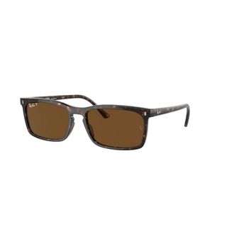 Ray-Ban unisex, Accessoires, Brun, Taille: 59 MM Lunettes de soleil polarisées classiques Rb4435 style