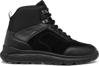 Geox Schn&uuml;rstiefeletten Geox D Spherica 4X4 B Abx D4626B 08522 C9999 Schwarz