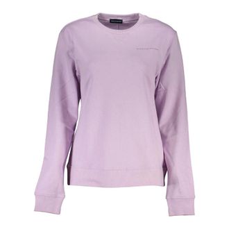 North Sails Femme, Sweatshirts et sweats &agrave; capuche, Violet, Taille: 36 FR SweaT-shirt violet &agrave; manches longues avec impression