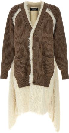 Undercover cardigan en laine hybride - Marron