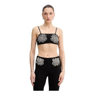 Pinko Verzierter Pullover - - Tops - Damen - Schwarzk - L