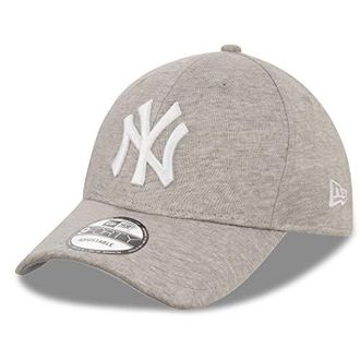 New Era 9forty Strapback Casquette MLB Yankees de New York Los Angeles Dodgers Hommes Femmes Casquette Chapeau Bundle avec UD Bandana - NY Selon Gris 4107, Ei