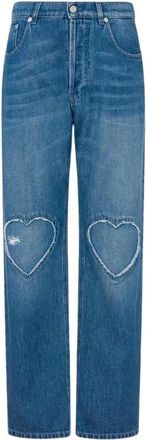 Moschino Femme, Jeans, Bleu, Taille: 42 FR Pantalon Cinq Poches