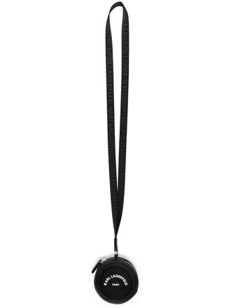 Karl Lagerfeld porte-monnaie &agrave; logo imprim&eacute; - Noir