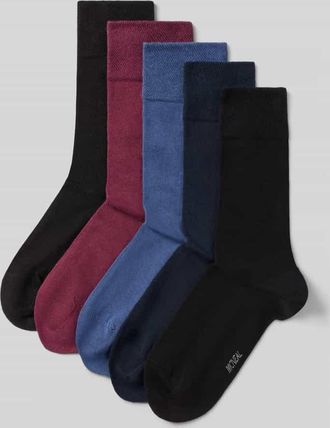 Mc Neal Socken im 5er-Pack mit gerippten B&uuml;ndchen