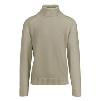 Bomboogie Homme, Pulls, Beige, Taille: L Pull en maille lisse &agrave; col montant