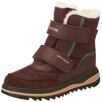 Geox Junior Girl J ADELHIDE GIRL B AB ANKLE BOOTS DK BURGUNDY 32_EU