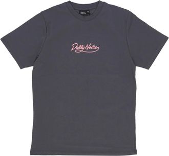 Dolly Noire Homme, Tops, Gris, Taille: XL T-shirt &agrave; Manches Courtes et Col Rond