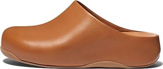 FitFlop Damen shuv Leather Holzschuh, Hellbraun, 41 EU
