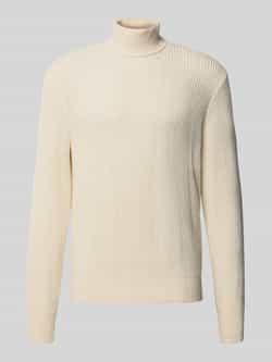 HUGO BOSS Pullover aus Wolle mit Rollkragen