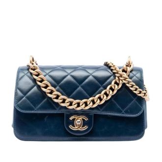 Chanel Pre-owned Quilted Satchel - - Pre-owned - Damen - Blau - ONE SIZE