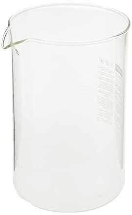 Bodum 1512-10 Verre de rechange, pour 12 tasses à café, ø 11,7 cm, H 18,5 cm