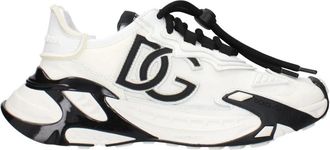 Dolce & Gabbana Femme, Chaussures, Blanc, Taille: 37 EU Ck2355Al8088B930 Baskets Athl&eacute;tiques en Tissu