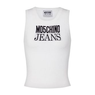 Moschino Damen, Oberteile, Wei&szlig;, MGr&ouml;&szlig;e