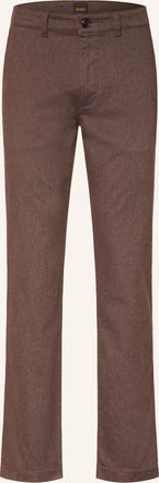 HUGO BOSS Flanell-Chino Slim Fit braun