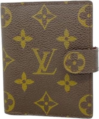 Louis Vuitton unisex, Pre-owned, Brun, Taille: ONE Size Portefeuille en tissu Pre-owned