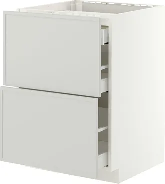 IKEA METOD / MAXIMERA Unterschr.f Kochf/2 Fronten/3 Sch
