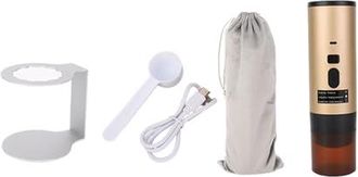 Generic Taidda Machine &agrave; caf&eacute; Portable Rechargeable Enti&egrave;rement Automatique sans Fil pour Lext&eacute;rieur, Affichage Num&eacute;rique pour Camping, Randonn&eacute;e, Voyage, Aci