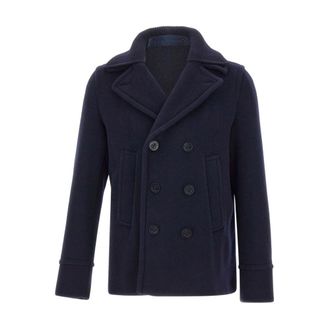 Paul & Shark Blauer Zweireiher mit Taschen - - Coats - Herren - Blau - 2XL