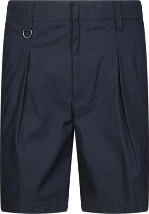 Paolo Pecora Homme, Shorts, Bleu, Taille: M Bermuda 1 Pinces Tessuto Tecnico