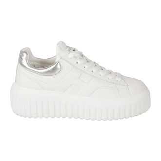 Hogan Femme, Chaussures, Blanc, Taille: 37 EU H-Stripes Allacciato H