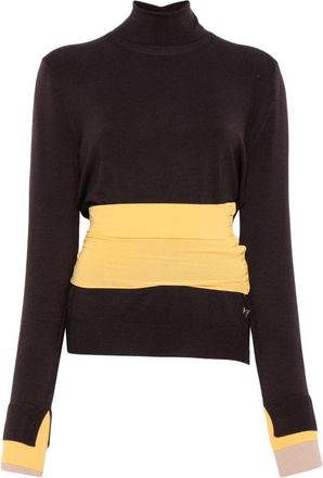 Fendi Asymmetrischer Pullover - Violett