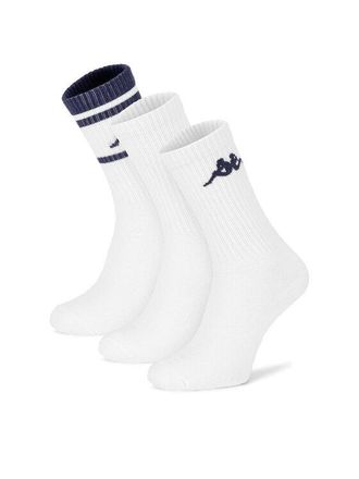 Kappa Lange Socken KR_ANKLE_AW26 (3-PACK) Wei&szlig;