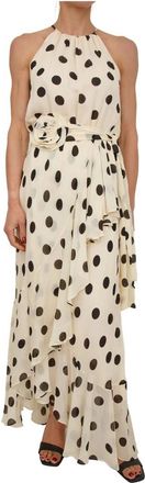 Marella Femme, Robes, Multicolore, Taille: 42 FR Abito Cammello