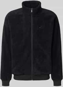 adidas Regular Fit Fleecejacke mit Logo-Stitching