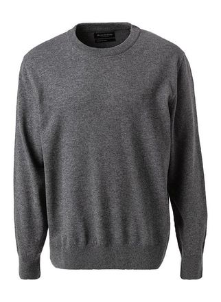 Marc O'Polo Herren Pullover grau unifarben