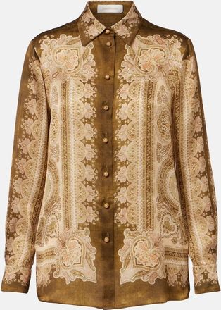 Zimmermann Hemd Luna aus Seidensatin