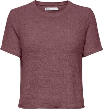 Only Damen Onlsunny S/S Pullover KNT Noos, Rose Brown, XX-Large