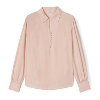 Motivi Femme, Blouses et Chemises, Rose, Taille: 34 FR Blouse &agrave; Col