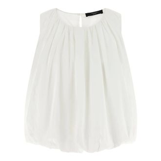 Max Mara Damen, Oberteile, Wei&szlig;, SGr&ouml;&szlig;e