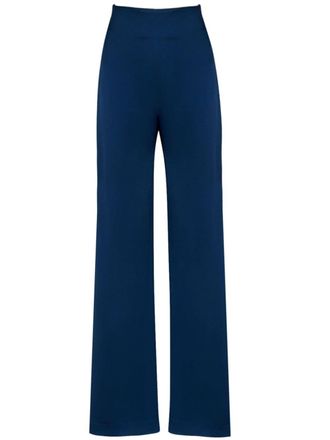 Silvia Tcherassi pantalon ample Palermo - Bleu