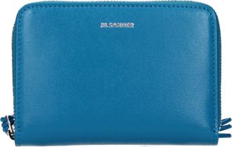 Jil Sander Femmes Portefeuilles Bleu/Cuir Laguna