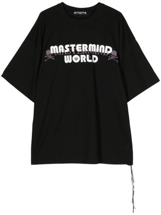 MASTERMIND WORLD t-shirt en coton à logo imprimé - Noir