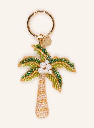 Cheeky Chain Cheeky Chain Munich Taschenanh&auml;nger Mit Schmucksteinen gruen