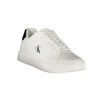 Calvin Klein Lace-up Logo Sneaker - White