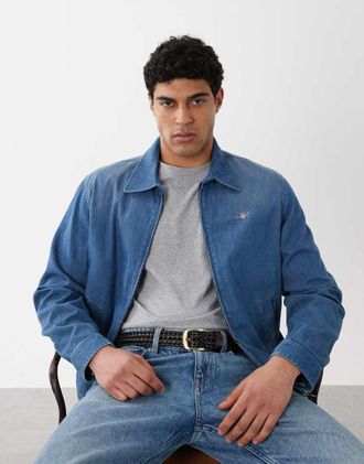 GANT Veste coupe-vent en jean - Indigo-Bleu