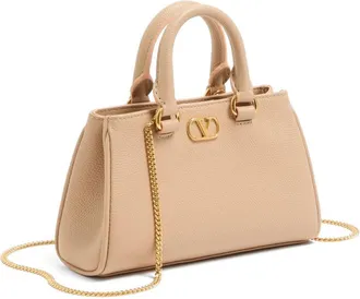 Valentino Garavani Top Handle Bag - Beige