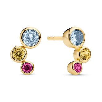 Sif Jakobs Jewellery Femme, Accessoires, Jaune, Taille: ONE Size Sardinien Tre Earrings