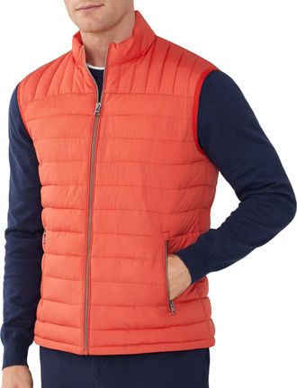 Hackett Herren Ultra Lw Weste Jacke, Orange (Rust Orange), L