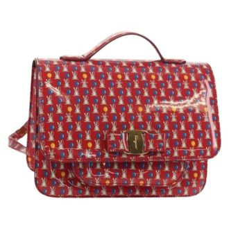 Ferragamo Pre-owned Vinyl Rucksack - - Pre-owned - Damen - Rot - ONE SIZE