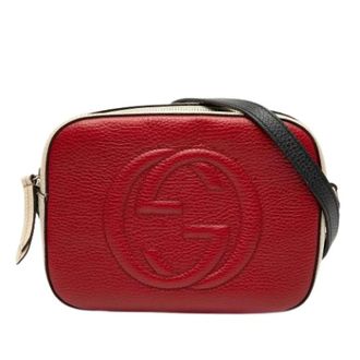 Gucci Sac bandouli&egrave;re vintage Pre-owned - Femme - Pre-owned - Rouge - Taille: ONE Size