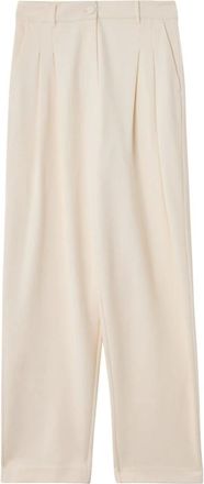 Twinset Pantalon &agrave; double pince - Femme - Pantalons - Beige - Taille: 38 FR
