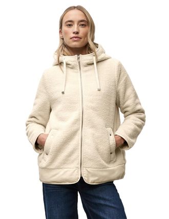 Street One Damen Gef&uuml;tterte Teddy-Jacke
