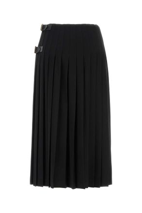 Burberry Wool Skirt - Black