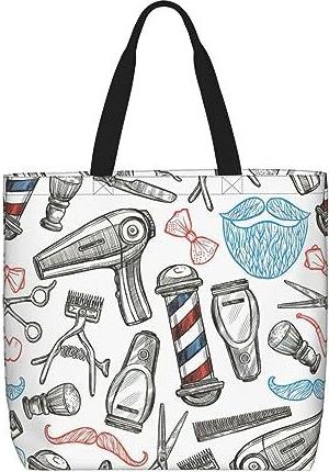 Generic Style Monochrome De Salon De Coiffure Sac A Main Femmes D&eacute;contract&eacute; Sacs L&eacute;ger Sac Courses Pour Quotidienne Shopping Gym