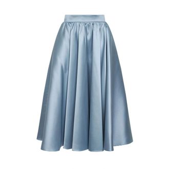 Blanca Vita Geky Full Midi Rock - - Skirts - Damen - Blau - XS
